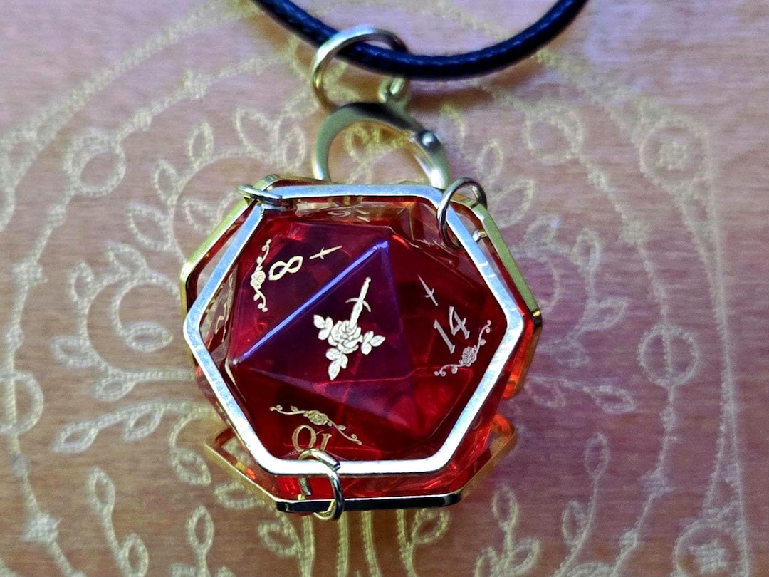 Dice Cage Necklace (insert Your Own Dice!) - Etsy
