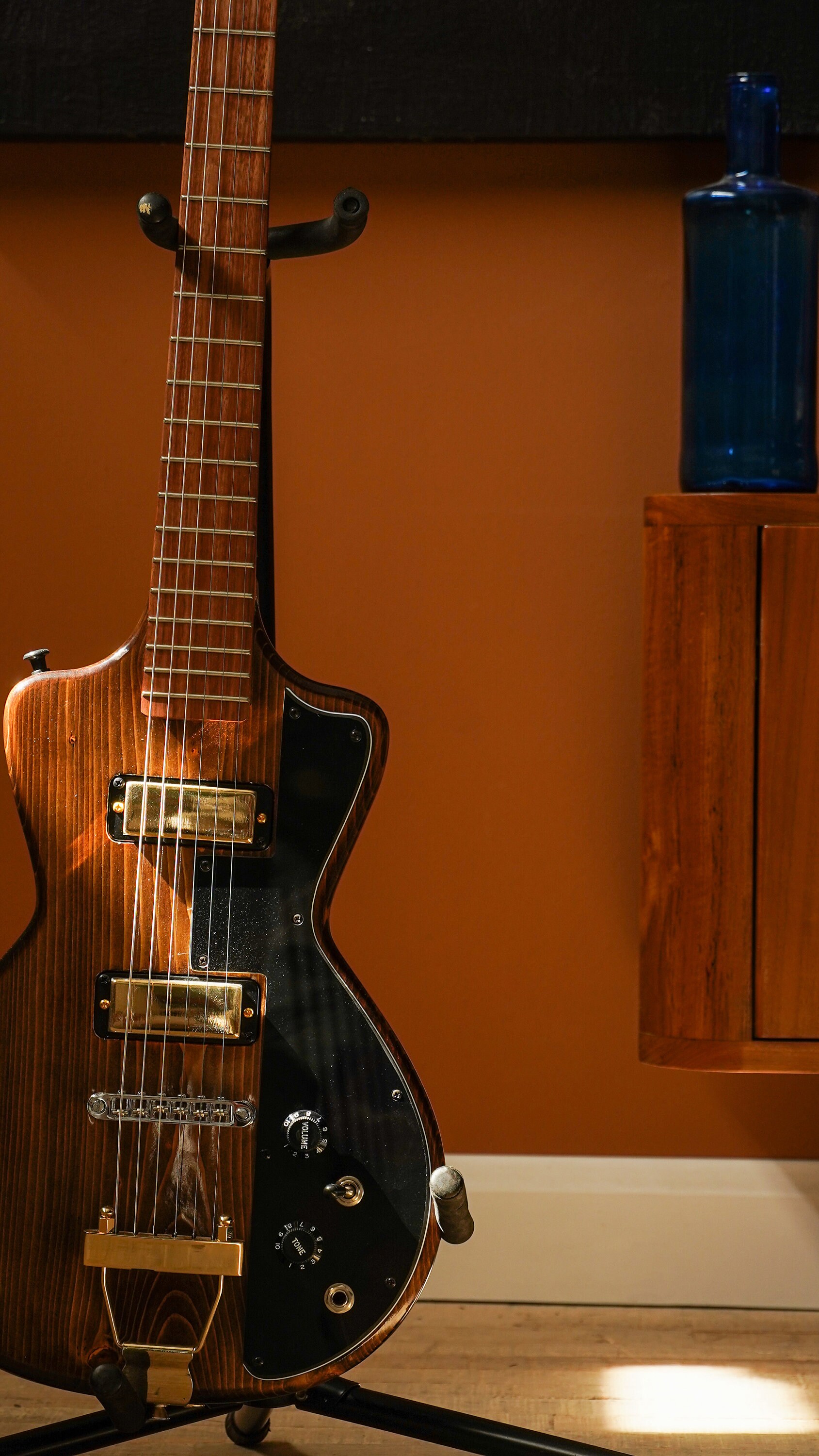 Handmade Solid Body Electric Guitar Made From Salvaged Woods Model Hr ...