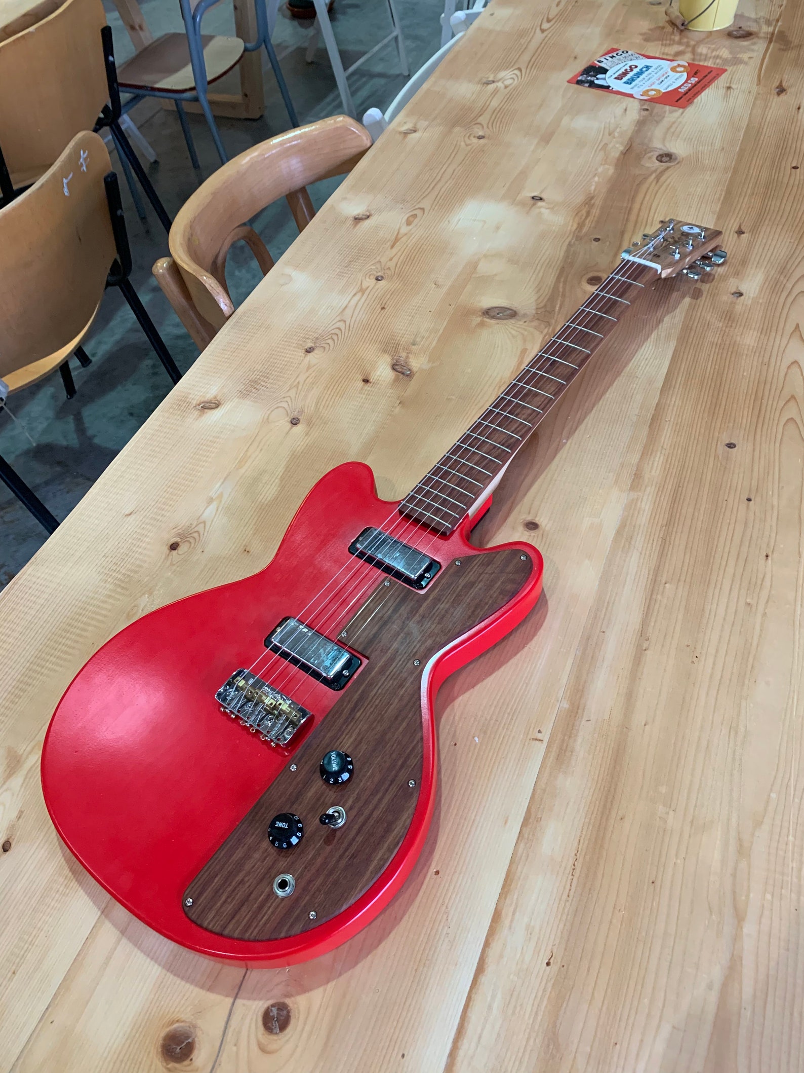 Handmade All recycled solid wood Electric guitar Howlin | Etsy