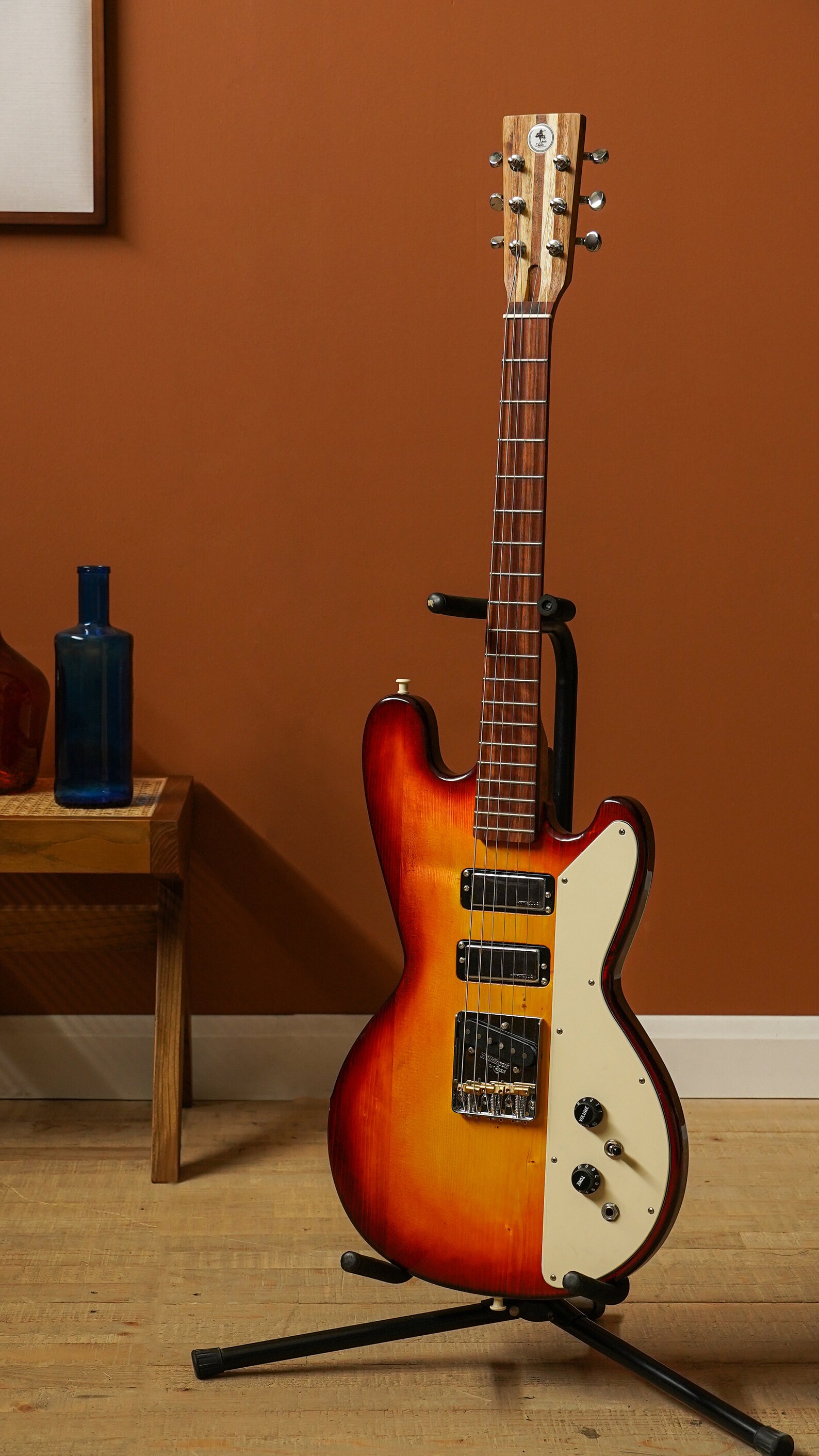 Handmade Solid Body Electric Guitar Made From Salvaged Woods Model HR ...