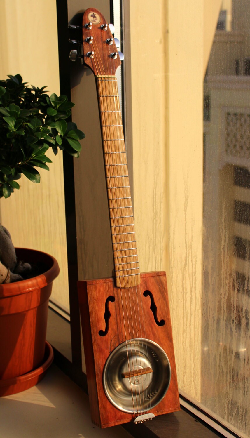 Resonator Cigar Box Guitar - Etsy