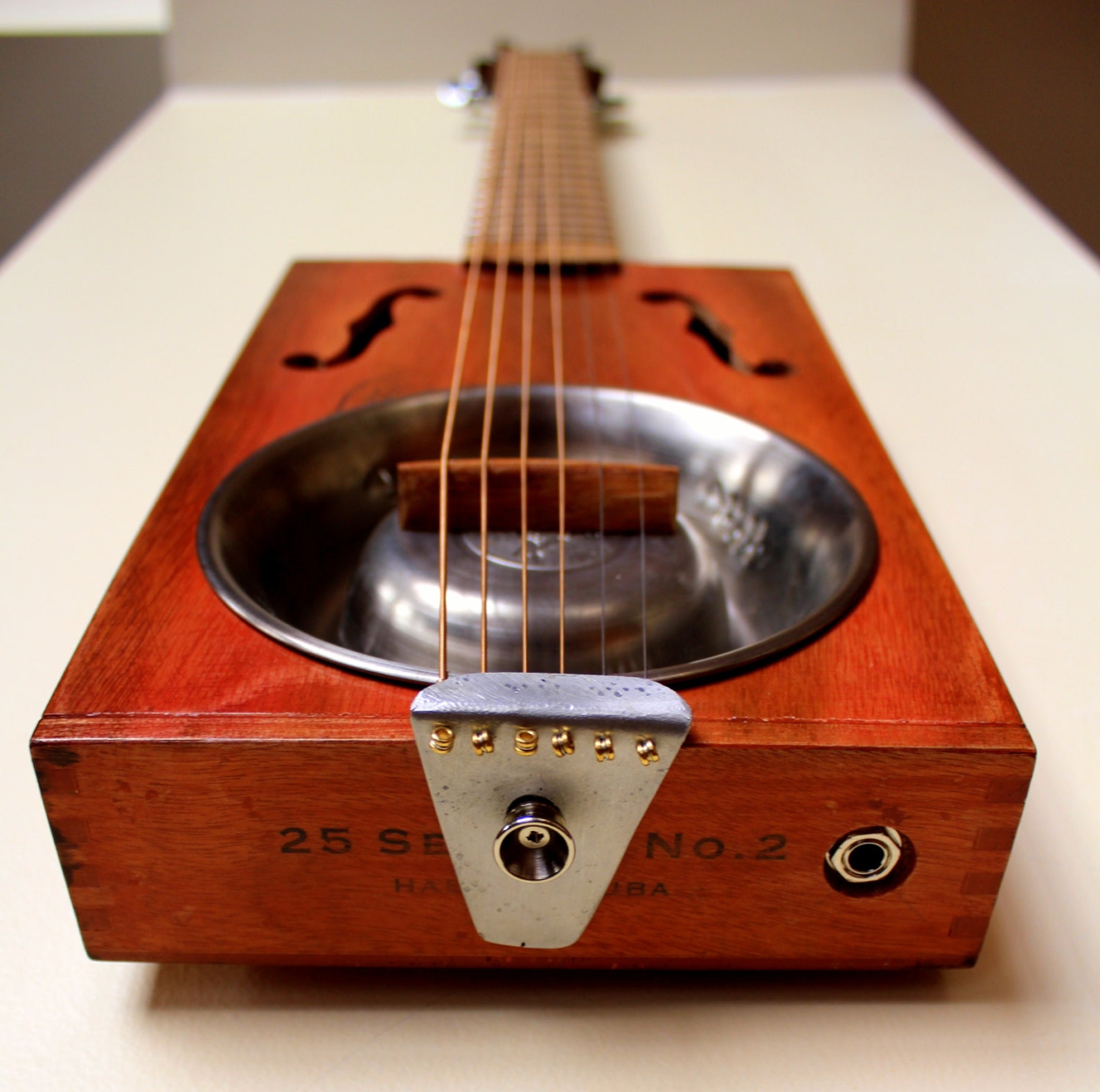 Resonator Cigar Box Guitar - Etsy