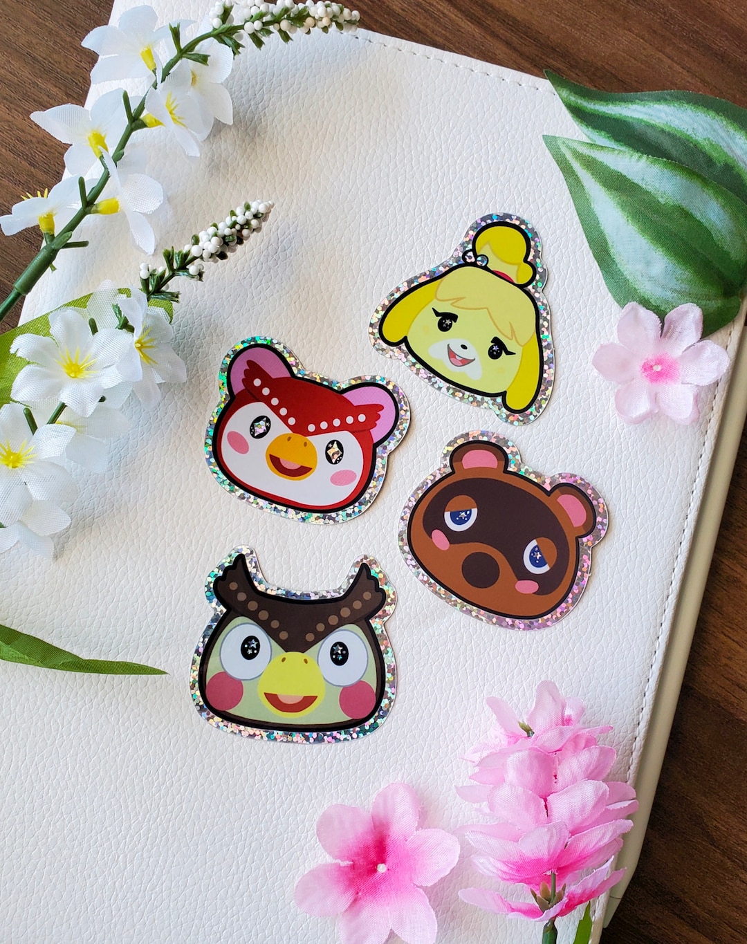 Animal Glitter Stickers / Video Game Stickers / Cute Stickers - Etsy