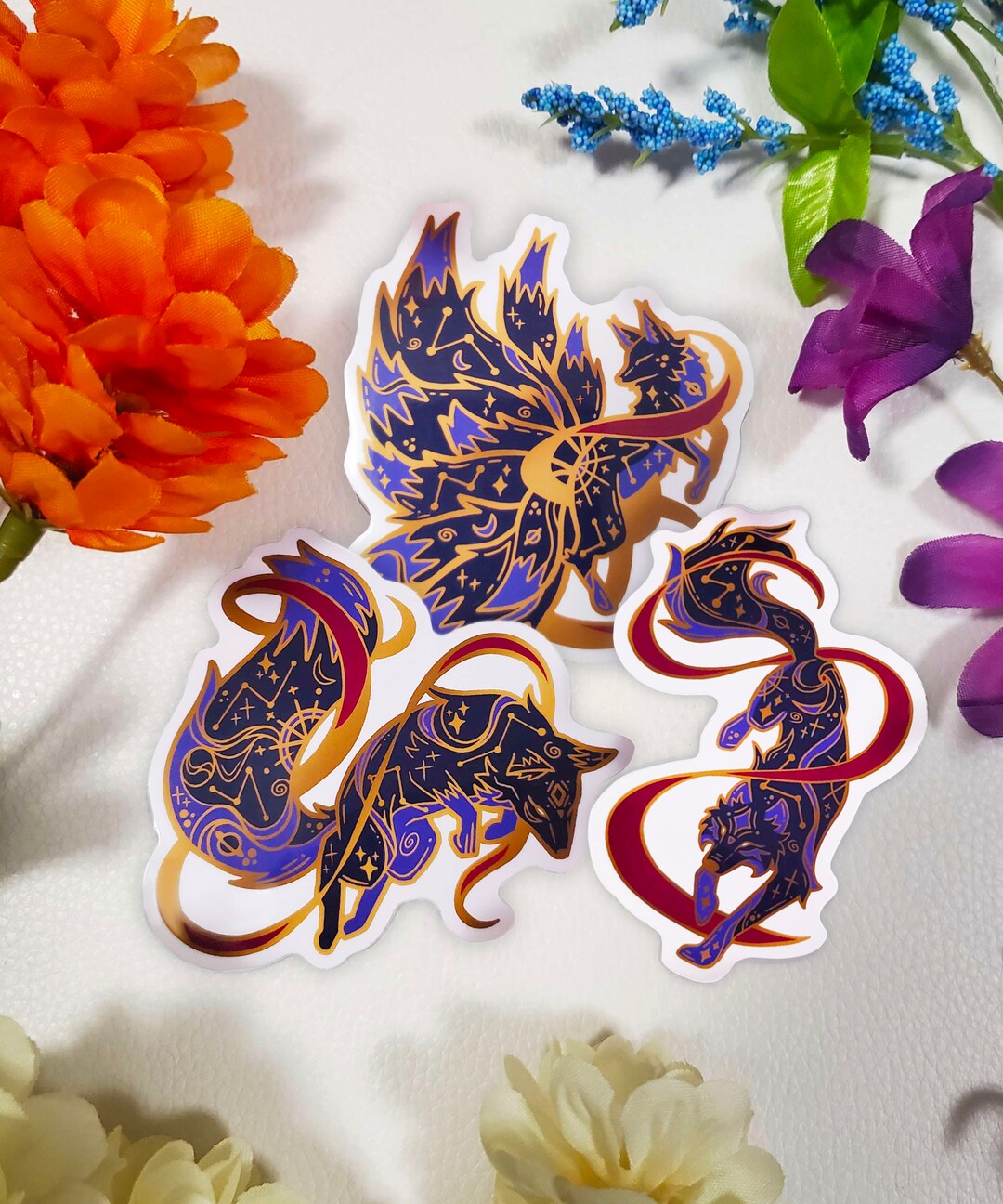 Celestial Canines Sticker Pack / Vinyl Stickers / Animal Stickers ...