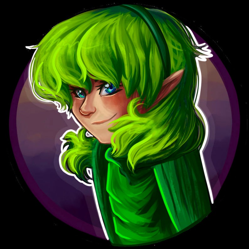 Ocarina of Time Sticker / Saria Sticker / Cute Sticker - Etsy