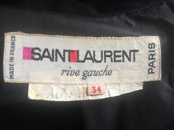 YSL 1960s/70s Redingote Highwayman Black Wool Cloak Y… - Gem