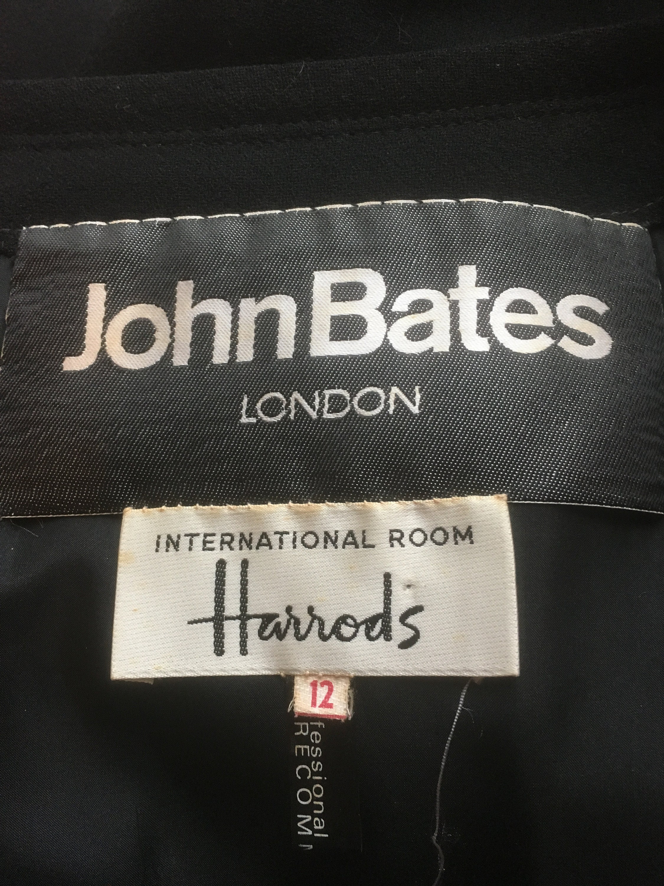 1970s JOHN BATES (jean Varon) Vintage International Room Harrods Heavy ...