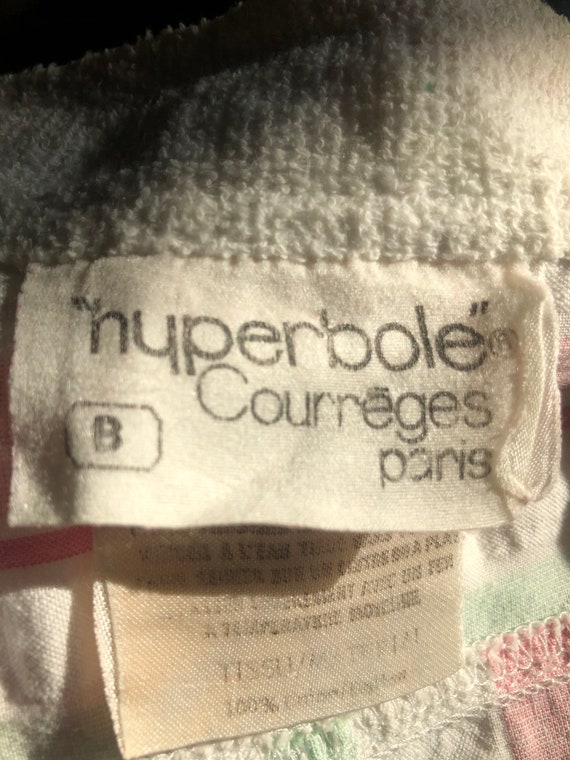 1970s Courrèges Hyperbole Seersucker Zipped Jacket & … - Gem