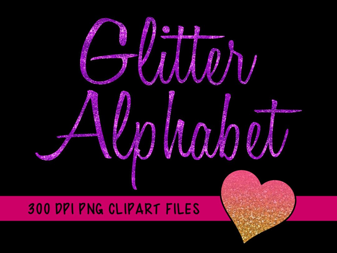 Purple PNG Glitter Alphabet Clipart, Glitter Alphabet Clip Art, Purple ...