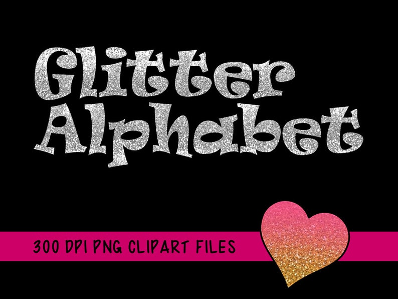 Silver Glitter PNG Alphabet Clipart, Glitter Alphabet Clip Art, Silver ...