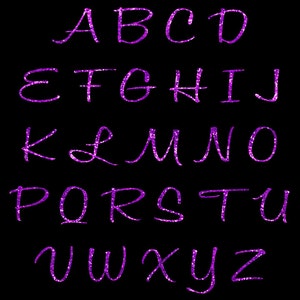 Purple PNG Glitter Alphabet Clipart, Glitter Alphabet Clip Art, Purple ...