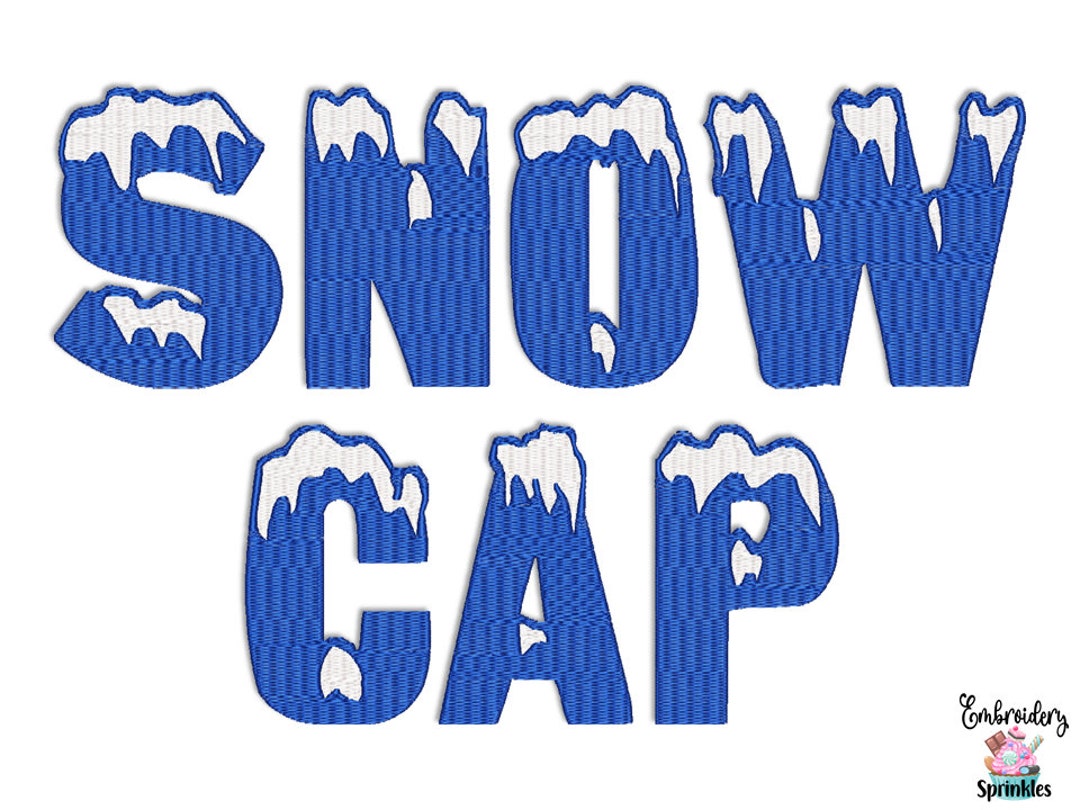Snow Embroidery Font Alphabet Letters, BX Embroidery Download, PES ...