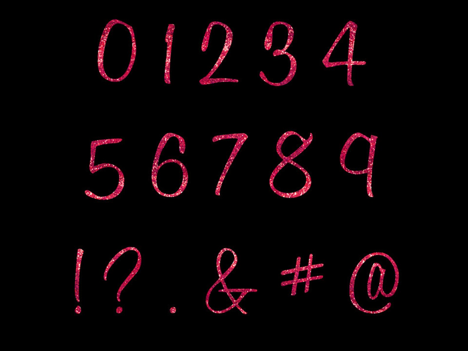 Pink Glitter Alphabet Clipart, Glitter Alphabet Clip Art, Pink Glitter ...