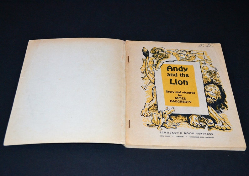 Andy and the Lion, Vintage Children's Book, 1967 - Etsy