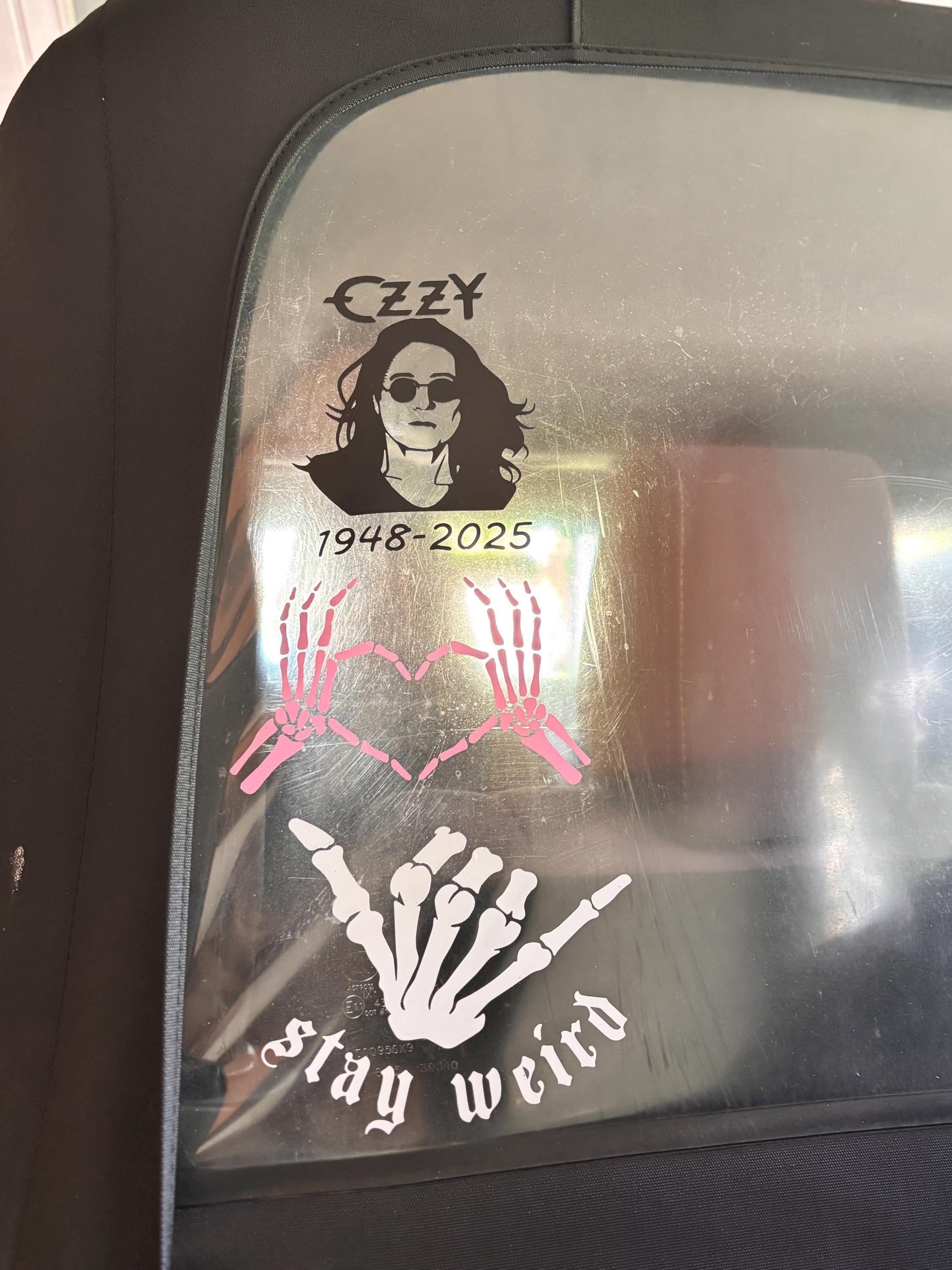 Ozzy Car Window Sticker - Etsy