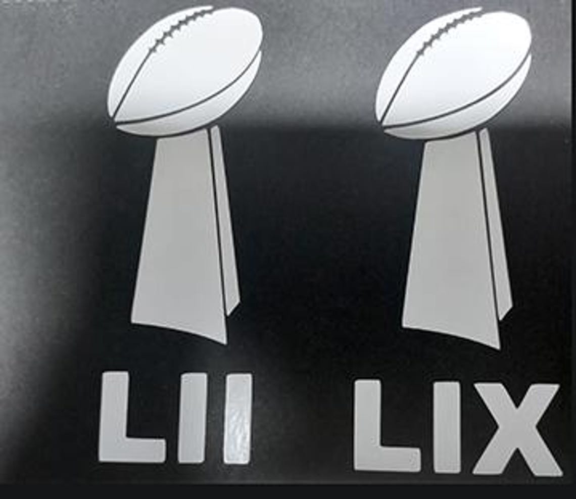 Eagles Super Bowl Trophies Sticker - Etsy