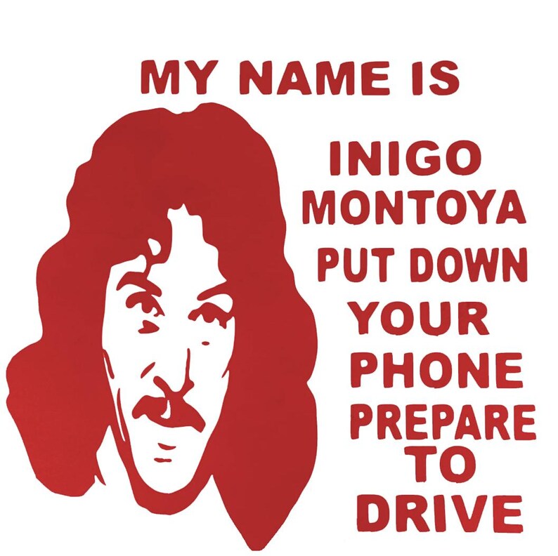 Inigo Montoya Vinyl Car Window/laptop Sticker - Etsy