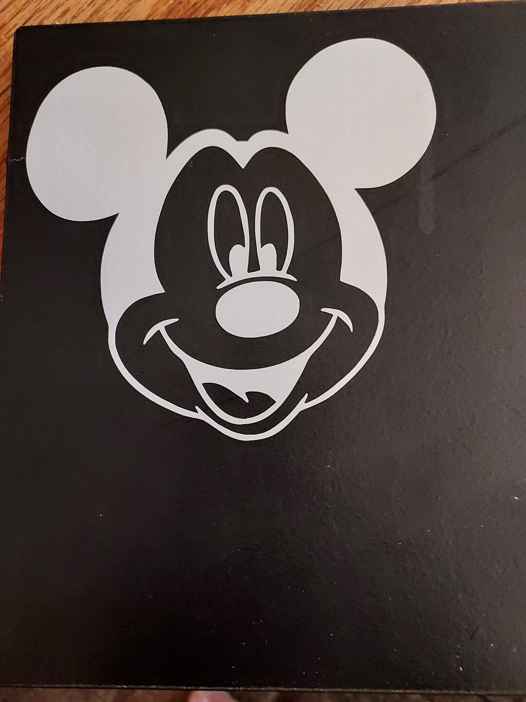 Mickey Mouse Vinyl Window Sticker - Etsy
