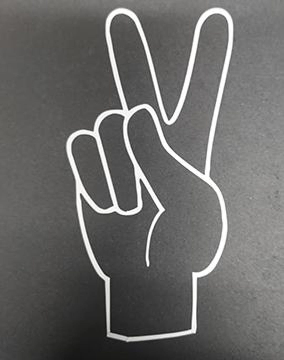 PEACE SIGN Vinyl Sticker - Etsy