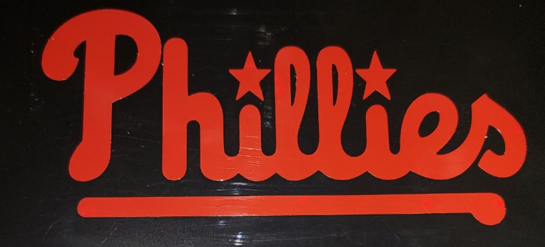 Phillies Car Window Cling - Etsy