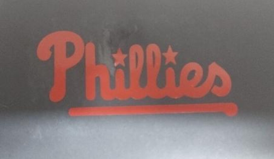 Phillies Car Window Sticker - Etsy