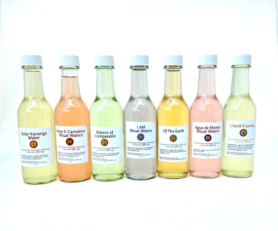 Seven 5oz Ritual Waters Ceremonial Waters Florida Water Elixir - Etsy