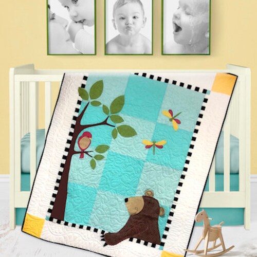 Forest Family Quilt PDF Sewing Pattern for Woodland Forest | Etsy UK
