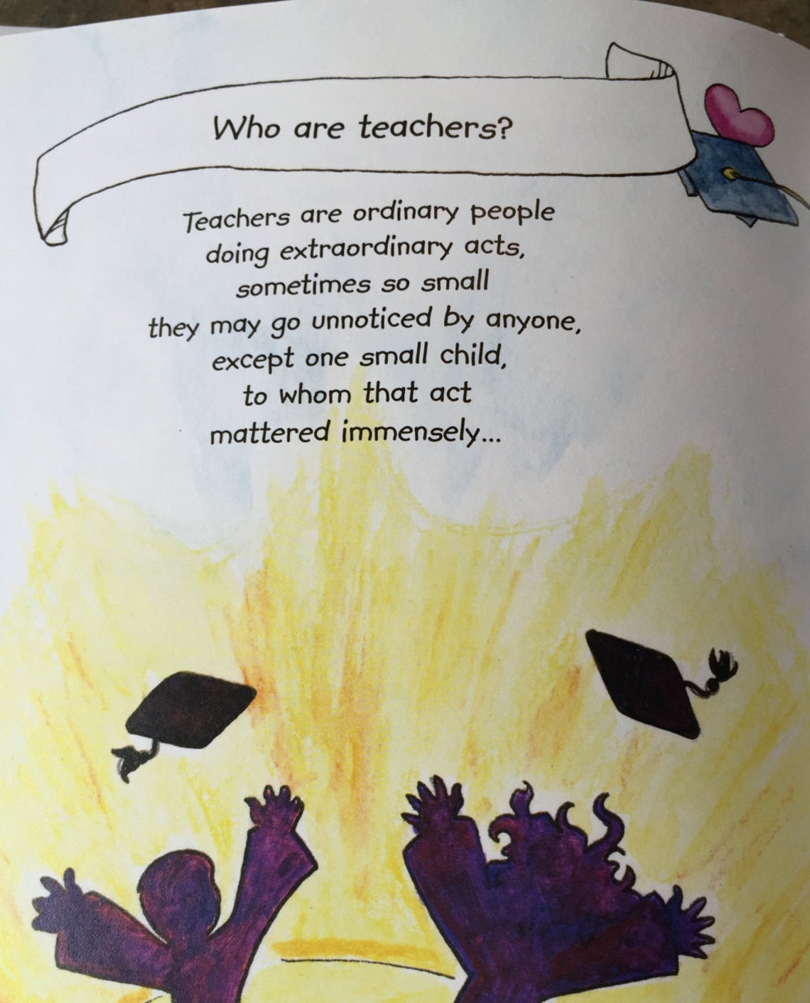 Beautiful Tribute to Teachers - an IDEAL Gift for Remarkable Teacher ...