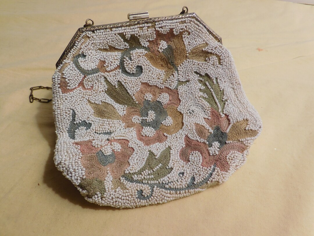 Antique Beaded Purse - Etsy