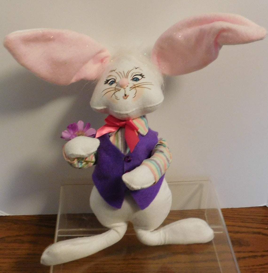Hoppy Easter Bunny Annalee Figure - Etsy
