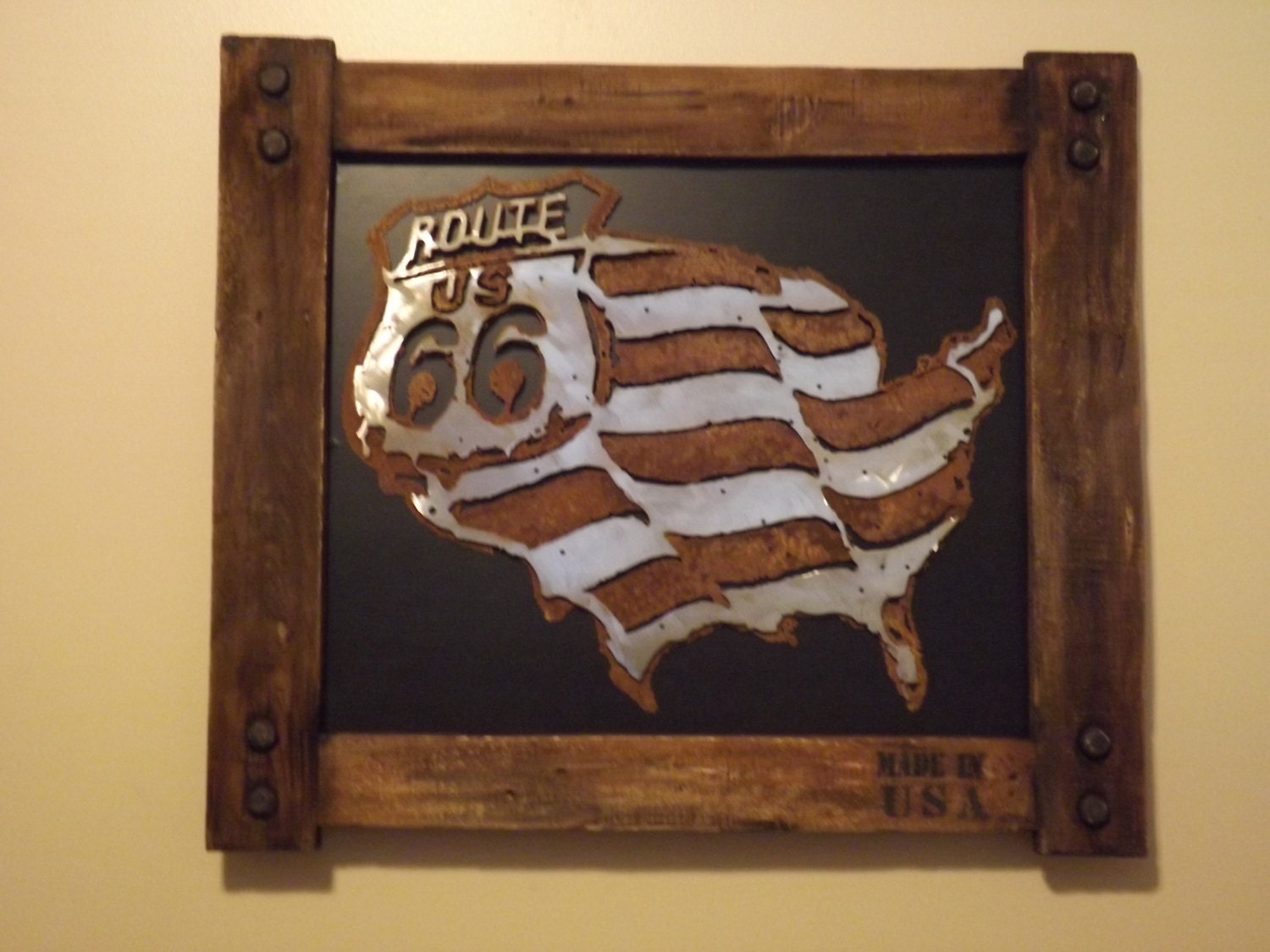 Rustic Reclaimed Pallet Wood Frames Distressed/glazed - Made to Order ...
