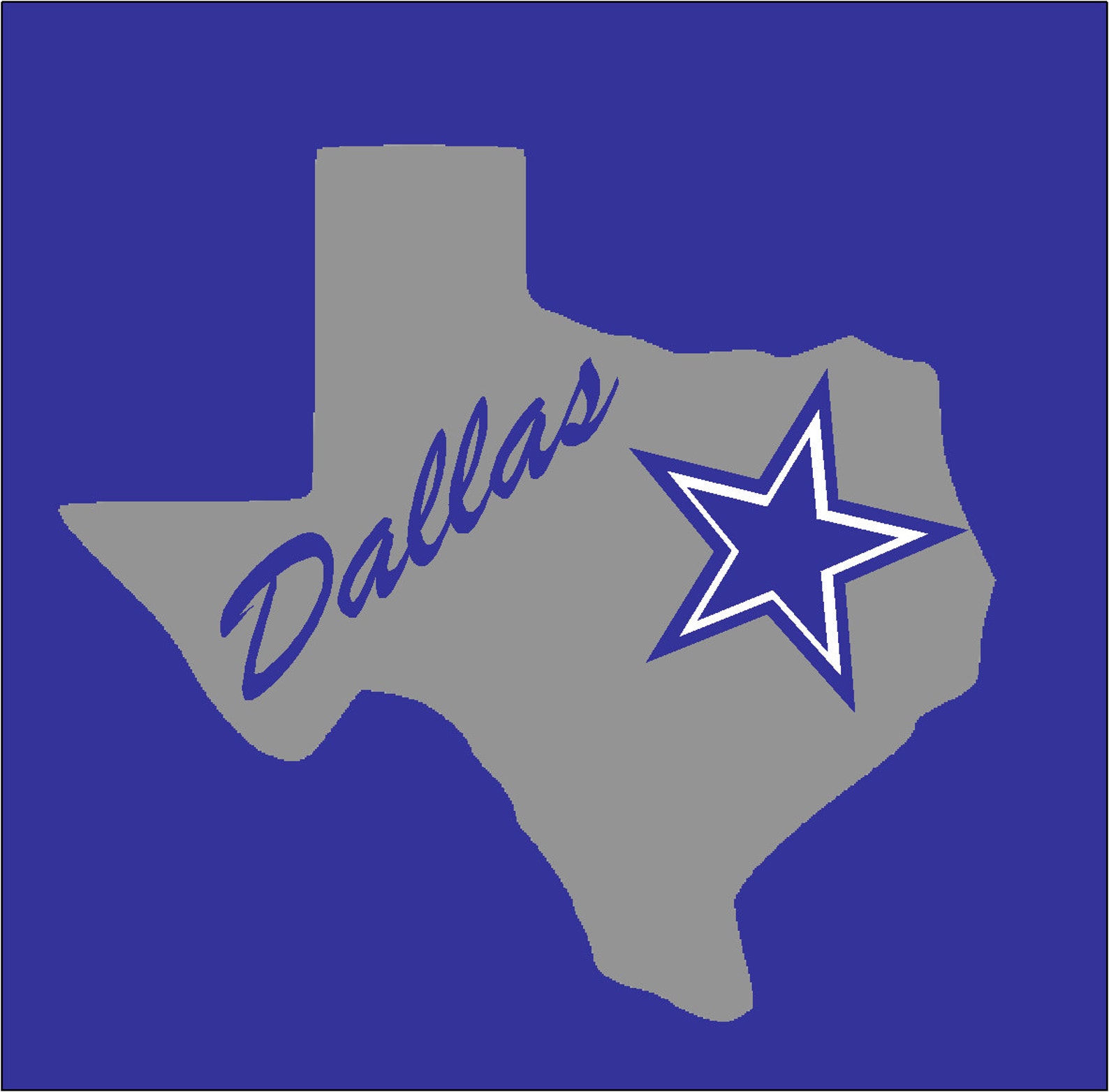 Dallas Cowboys 3D Multi-layered Metal Art on Reclaimed Pallet | Etsy