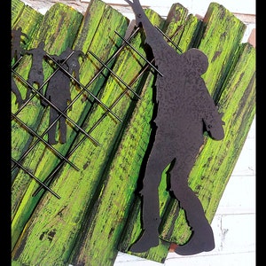 Zombie's Live, Creepy Rustic Jagged Frame Clustered With the Walk'n ...