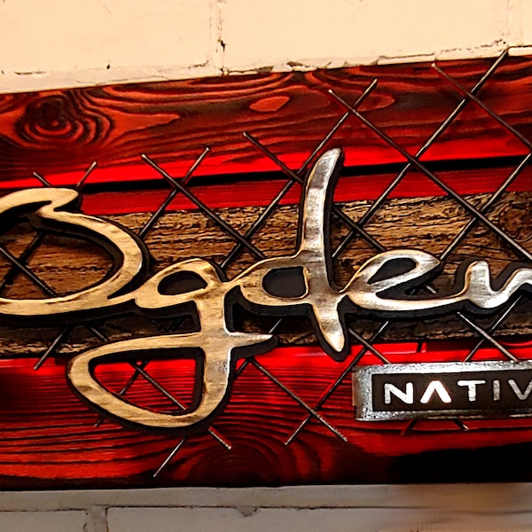 Backlit Wood Sign - Etsy