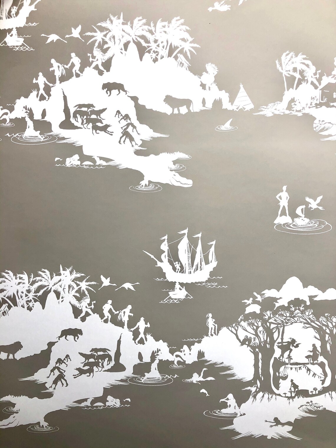 Peter Pan Wallpaper - Etsy