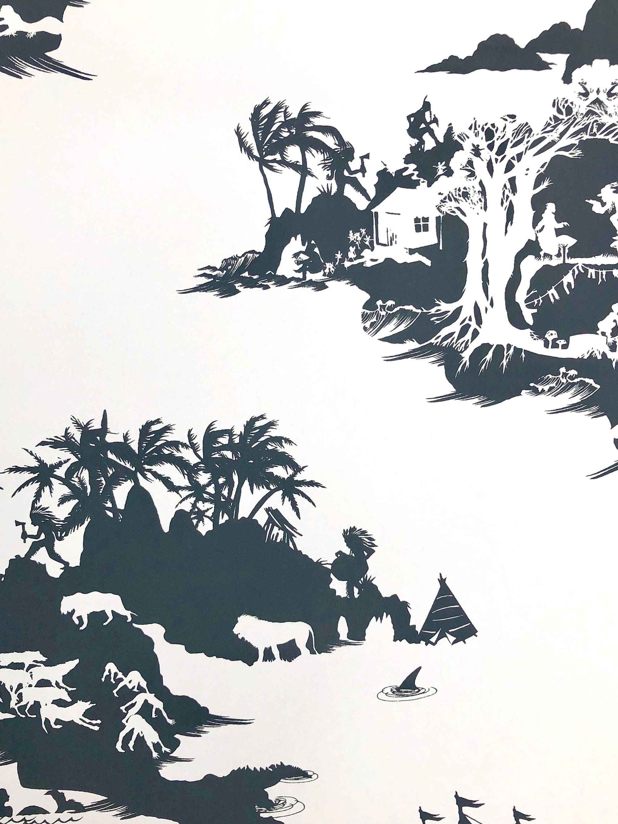 Peter Pan Wallpaper - Etsy