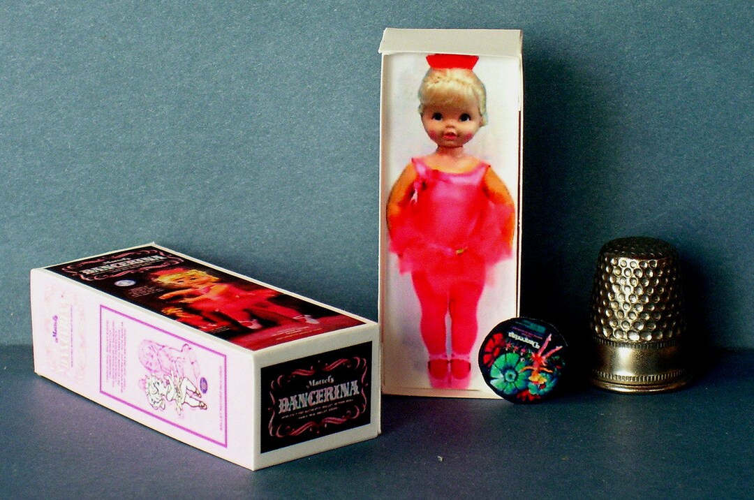 Dancerina Doll Box - Dollhouse Miniature 1:12 Scale - Dollhouse ...