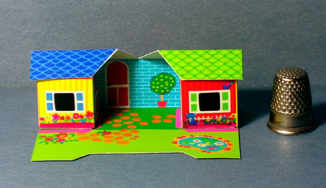 Liddle Kiddles Open House Dollhouse Miniature 1:12 Scale - Etsy