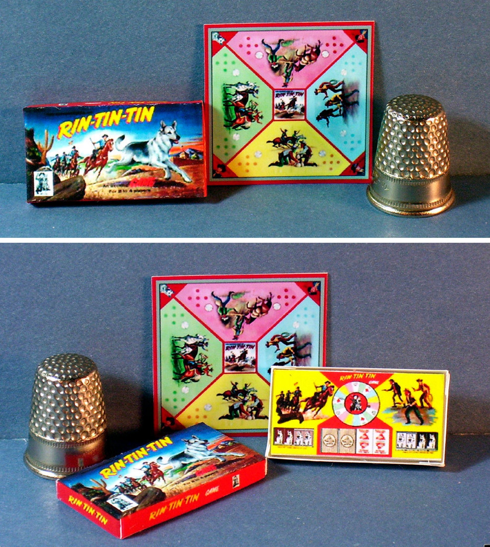 Rin Tin Tin Game 1955 Dollhouse Miniature 1:12 Scale - Etsy