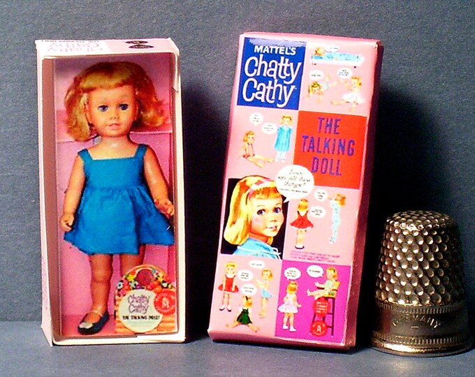 Chatty Cathy Doll Box Dollhouse Miniature 1:12 Scale - Etsy