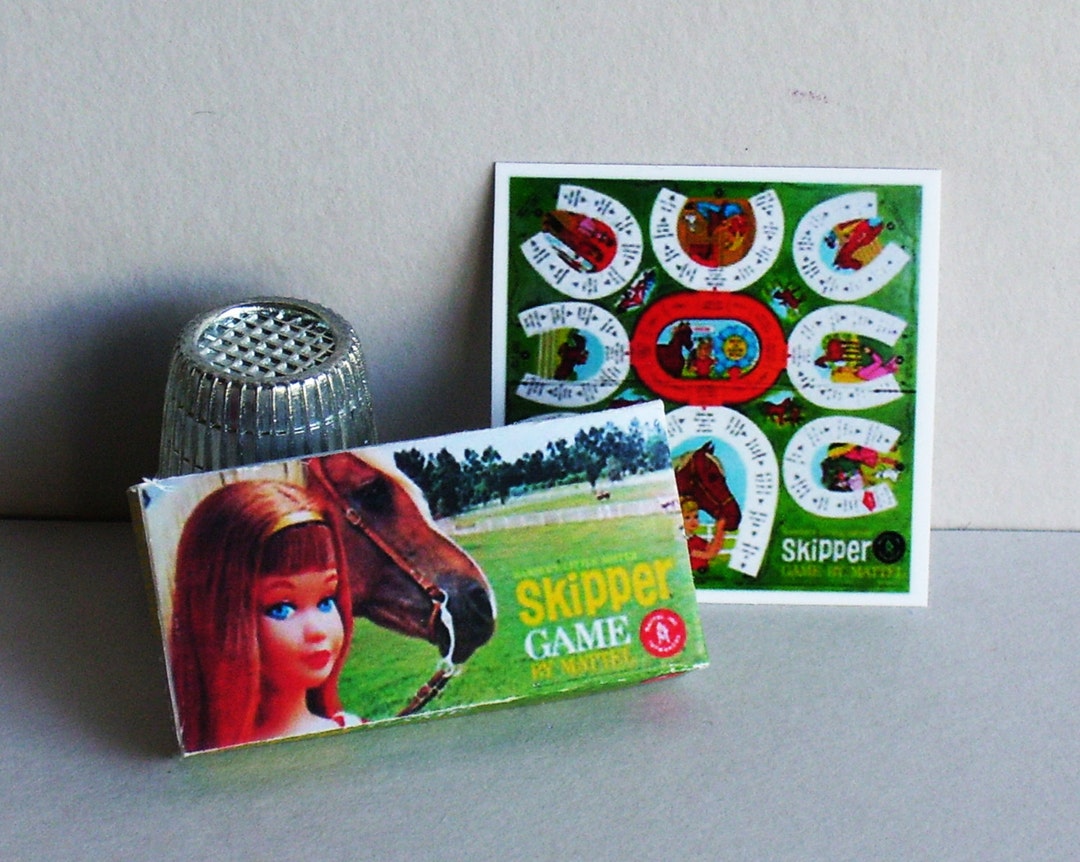 Skipper Game - Dollhouse Miniature 1:12 Scale Dollhouse Accessory ...