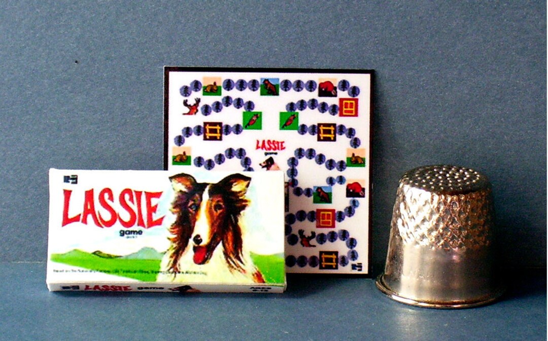 Lassie Game 1965 - Dollhouse Miniature - 1:12 Scale - Dollhouse ...