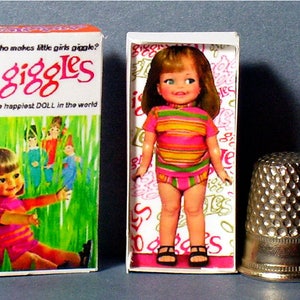 Giggles Doll Box - Dollhouse Miniature - 1:12 Scale - Dollhouse ...