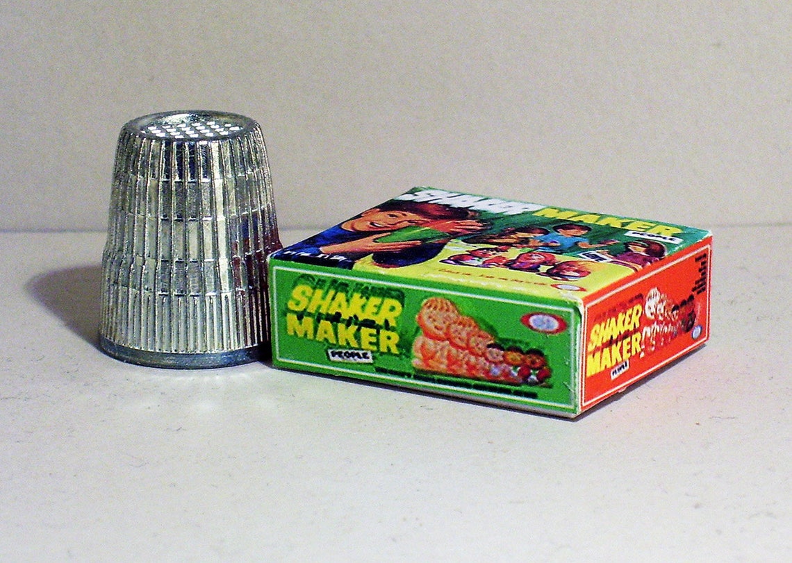 Shaker Maker People Box - Dollhouse Miniature Toy Box Replica, 1:12 ...