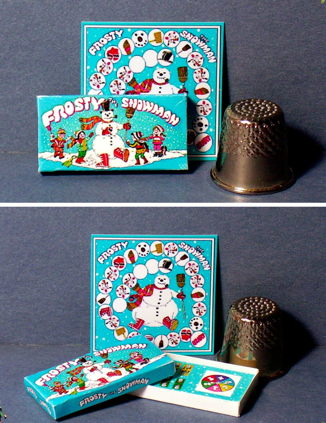 Frosty the Snowman Game Dollhouse Miniature 1:12 Scale - Etsy