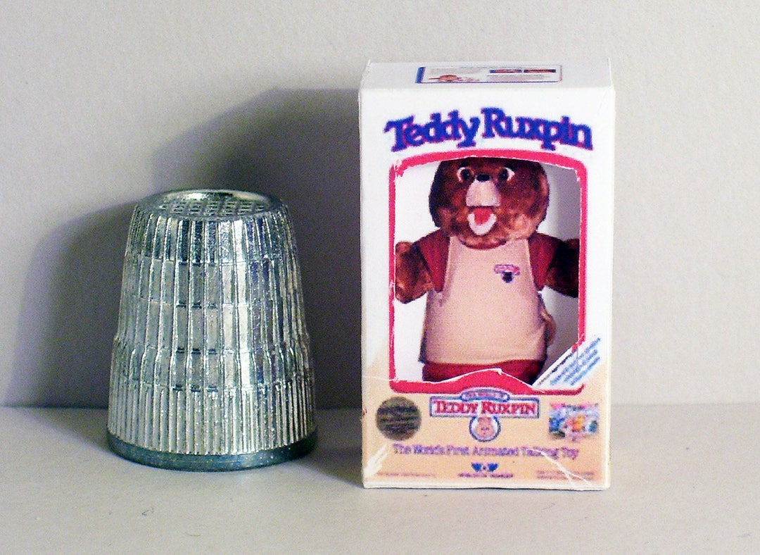 Teddy Ruxpin Box - Dollhouse Miniature - 1:12 Scale - Dollhouse ...