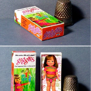 Giggles Doll Box - Dollhouse Miniature - 1:12 Scale - Dollhouse ...