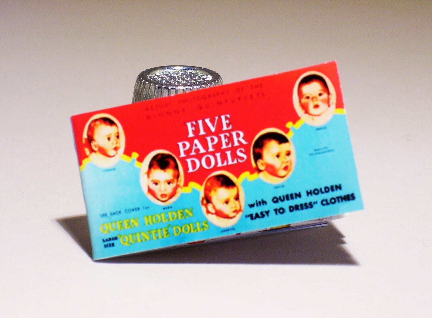 Dionne Quintuplets Paper Doll Book Dollhouse Miniature - Etsy