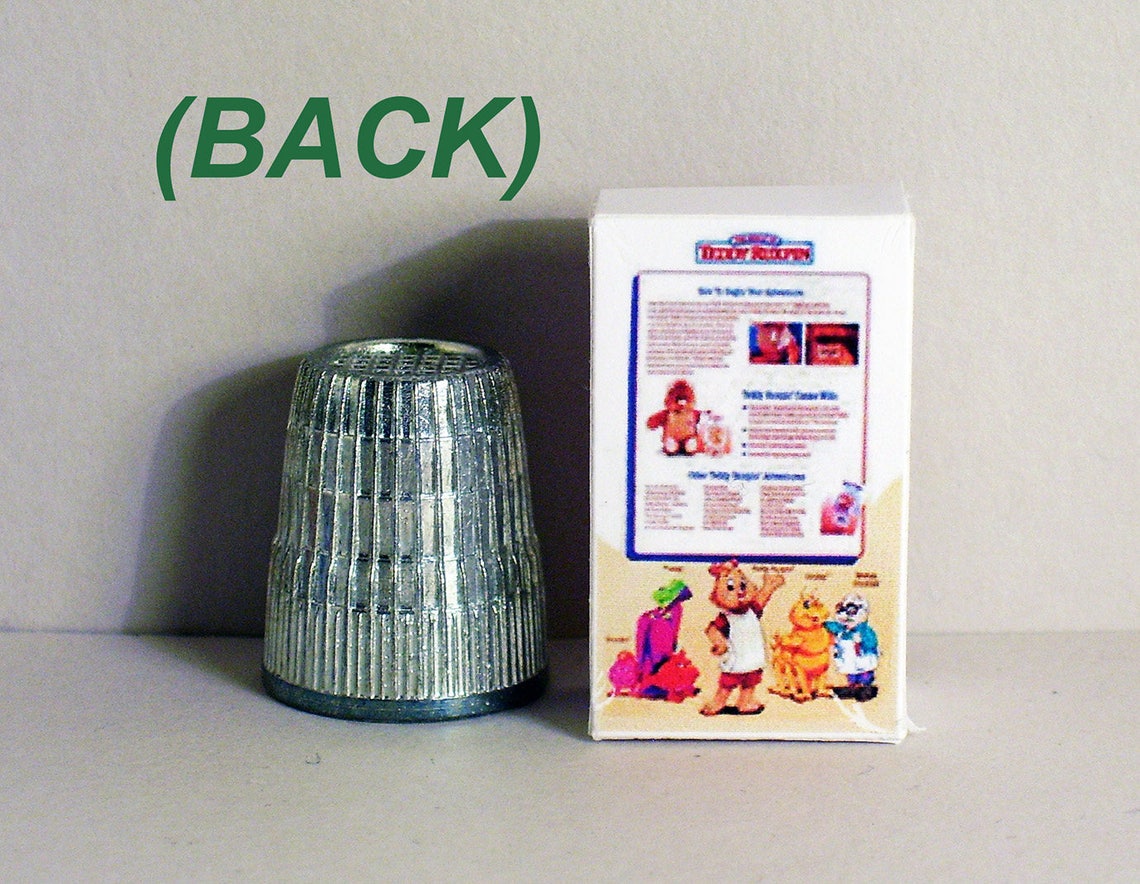 Teddy Ruxpin Box - Dollhouse Miniature - 1:12 Scale - Dollhouse ...