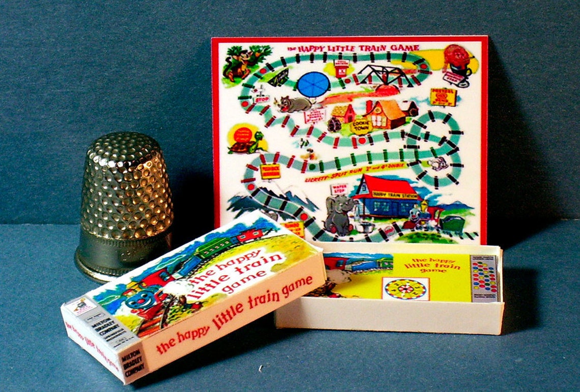 Happy Little Train Game Dollhouse Miniature 1:12 Scale - Etsy